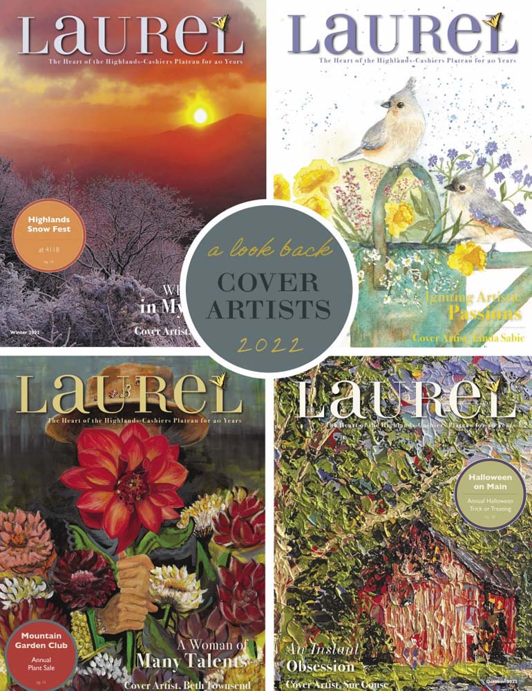 A Look Back in Cover Artists | Laurel Magazine | Highlands NC Cashiers NC